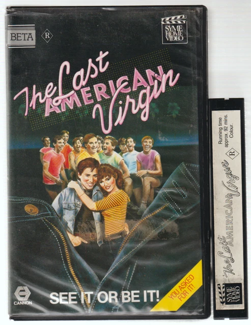RARE BETA VIDEO Tape THE LAST AMERICAN VIRGIN Big Box Ex-Rental Betamax ...