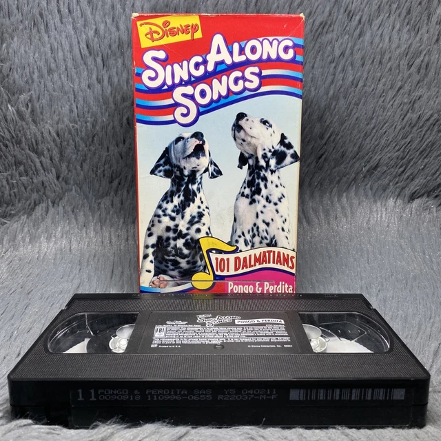 DISNEYS SING ALONG Songs - 101 Dalmatians: Pongo and Perdita VHS 1996 ...