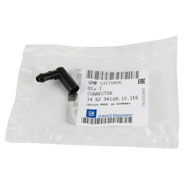 ORIGINAL OPEL SCHLAUCHVERBINDER Waschwasserleitung 13171805 für ASTRA H ...