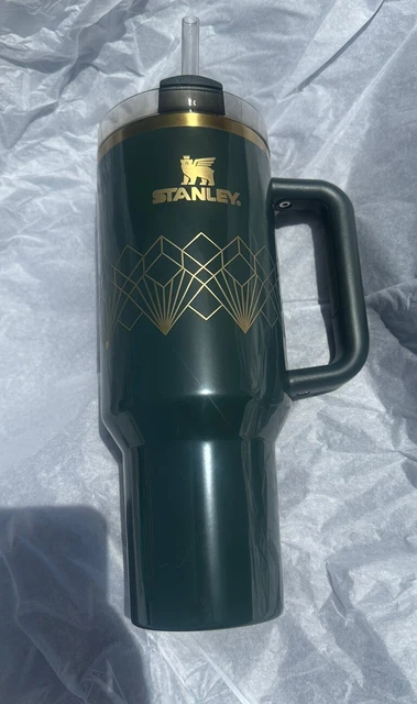 STANLEY FOREST GOLD Deco Collection Quencher Tumbler 40 oz. £67.19 ...