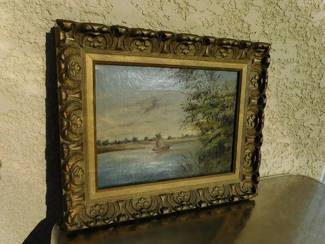 1894 RED RIVER Oil Painting Painting For Paul Tonkin $450.13 - PicClick CA