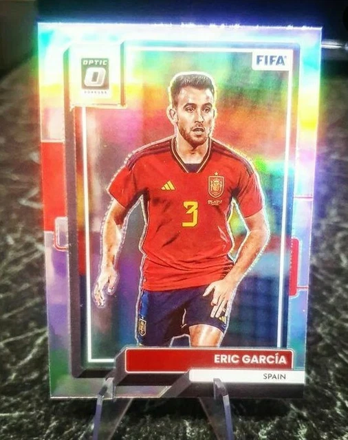 PRIZM ARGENTO OTTICO calcio Panini Donruss Eric Garcia Spagna 2022-23 + carte gratuite EUR 1,16 ...