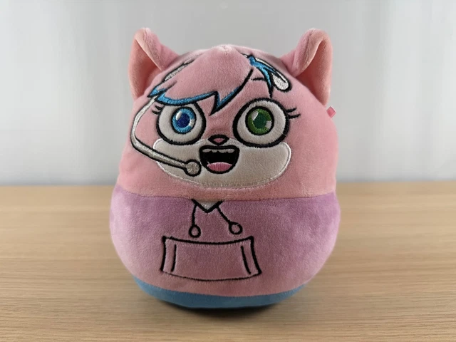 SQUISHMALLOWS RYAN’S WORLD Alpha Lexa Pink Cat Kellytoy Soft Plush Toy ...