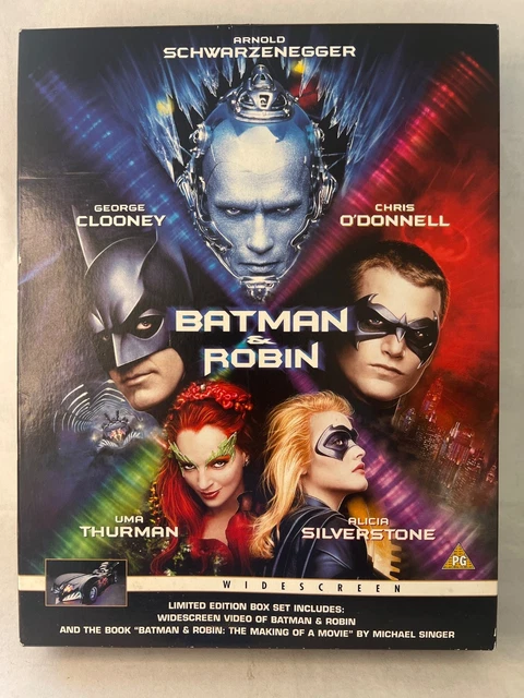 BATMAN AND ROBIN 1997 VHS Video Box Set With Book £7.99 - PicClick UK