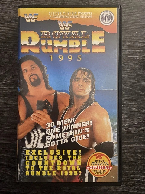 WWF ROYAL RUMBLE 1995 | VHS | Bret Hart, Diesel Shawn Michaels The ...
