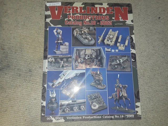 VERLINDEN PRODUCTIONS CATALOG No. 18 (2002) Scale Models and Diorama ...