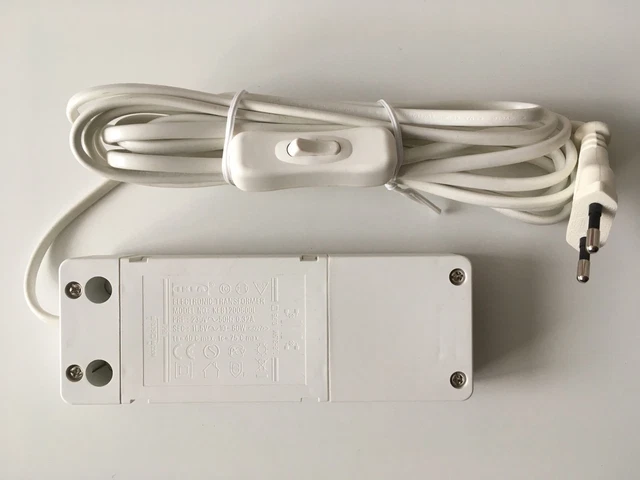 IKEA TRAFO ELECTRONIC Transformer KEB1200600L 10-60 Watt mit Schalter ...