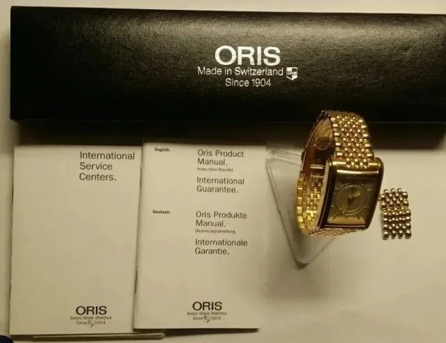 WATCH ORIS 7460 RECTANGULAR automatic date pointer EUR 450,00 - PicClick FR