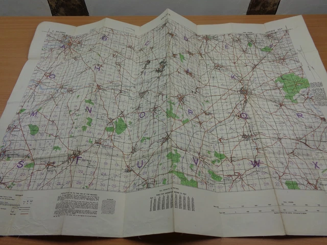 WW1 BRITISH ARMY map of CAMBRAI, LE CATEAU, CAUDRY, SOLESMES, VILLERS ...