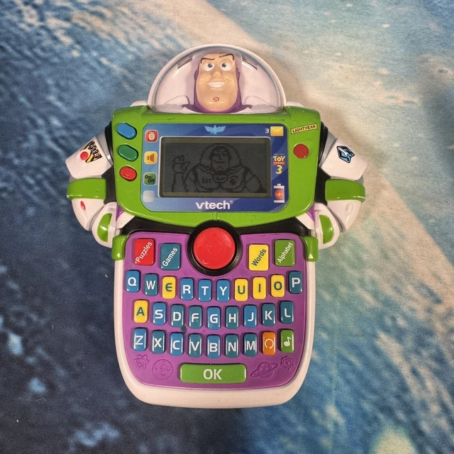 DISNEY PIXAR TOY Story Buzz Lightyear Vtech Learn & Go Handheld ...