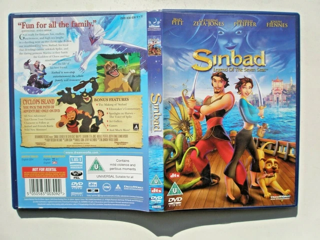 SINBAD LEGEND OF The Seven Seas Dvd £3.80 - PicClick UK