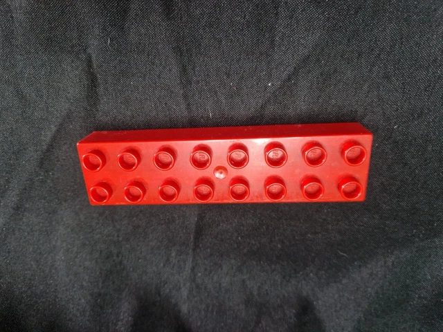 LEGO DUPLO 2X8 Brick Red. Spare Part, Building Construction £2.79 ...