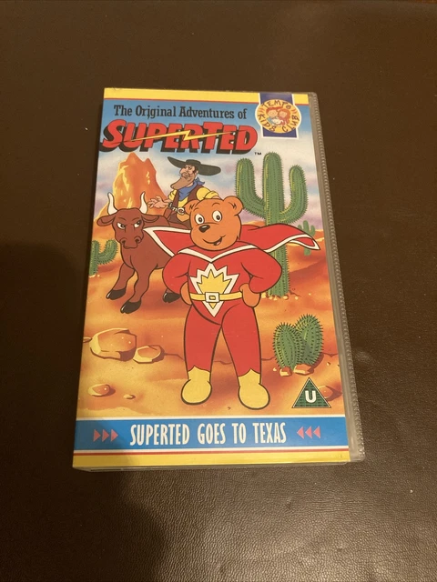 SUPER TED THE Original Adventures Goes To Texas PAL VHS Video Tape ...