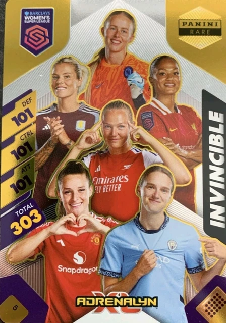 PANINI WSL ADRENALYN 2025 Invincible Golden Baller Super Rare!! £9.04 ...