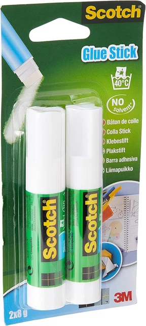 SCOTCH 6221SF5 SOLVENT-FREE Glue Sticks (2 x 8g pack) £7.30 - PicClick UK