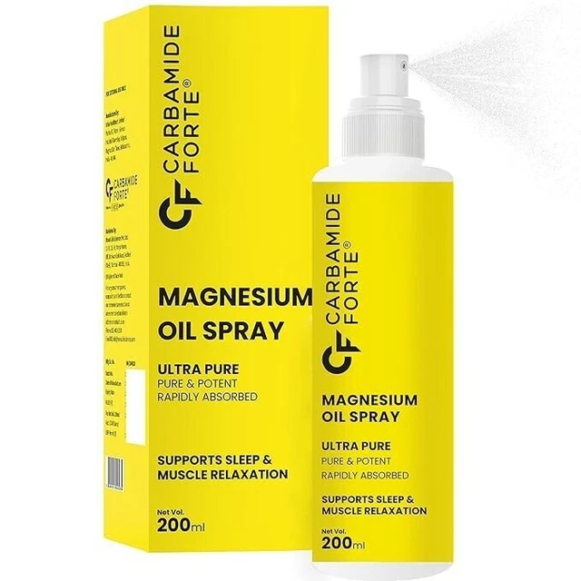 CARBAMIDE FORTE MAGNESIUM Oil Spray for feet Sleep Support Muscle ...