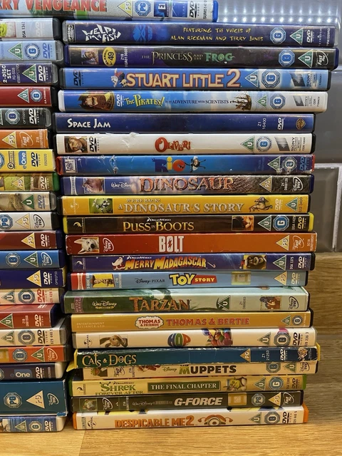 JOB LOT 42 Kids DVDs Bundle Disney DreamWorks Animated Family Films 4 ...