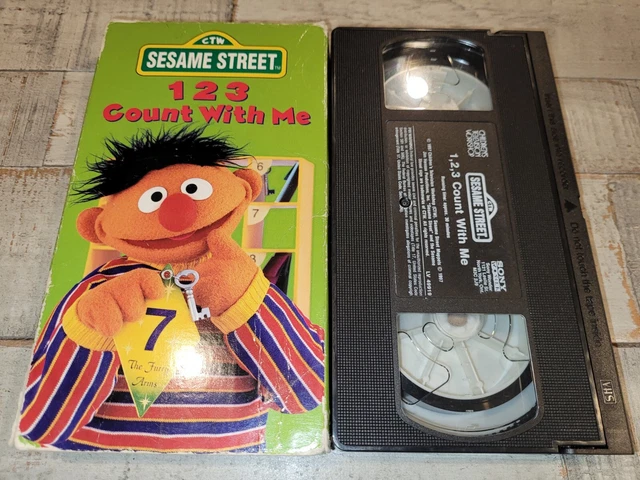 SESAME STREET: 123 Count With Me (VHS, 1997) $22.50 - PicClick CA