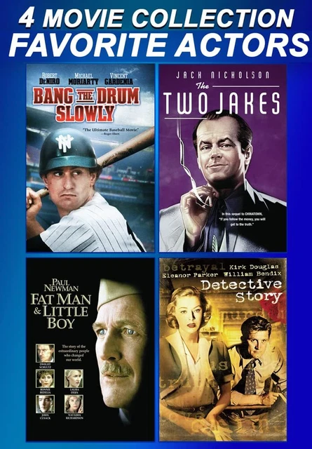 FAVORITE ACTORS 4-MOVIE Collection (DVD) Jack Nicholson Kirk Douglas ...