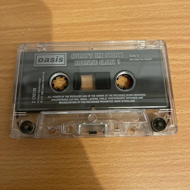 OASIS (WHAT'S THE Story) Morning Glory? Cassette Tape Liam Gallagher ...