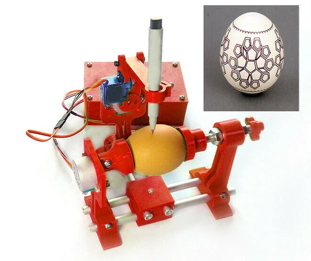 EGG DRAWING SPHERE Bot Easter Carving Painter Plotter CNC Printer DIY from EU £51.27 - PicClick UK