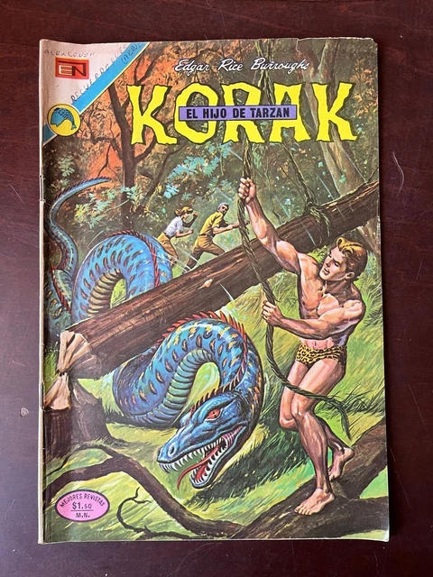 VINTAGE KORAK EL HIJO DE TARZAN Novaro Mexican Comics 2 Novaro Avestruz ...