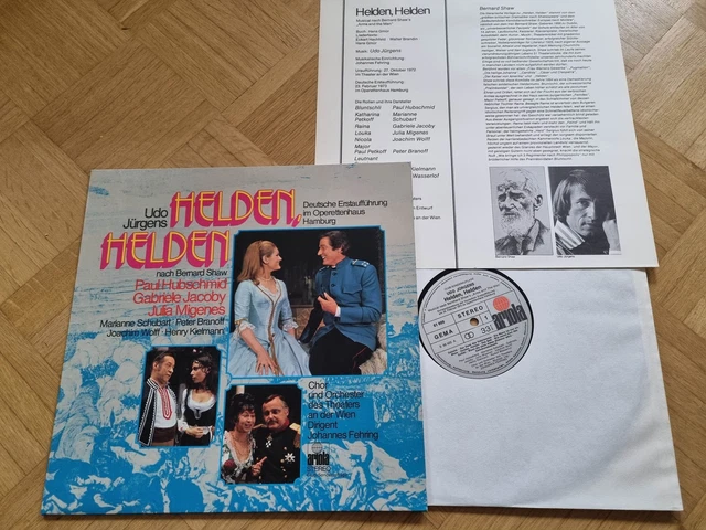 UDO JÜRGENS MUSICAL - Helden, Helden Vinyl LP Germany CLUB ...