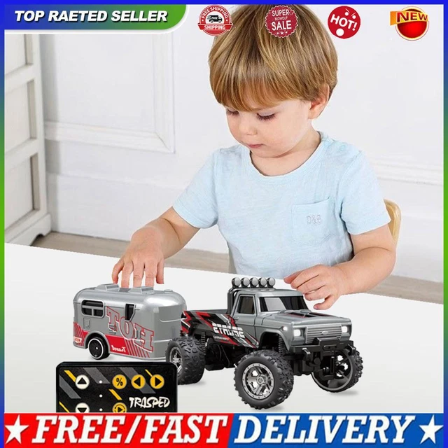 MINI RC MONSTER Truck 2.4Ghz Remote Control USB-C Rechargeable Children ...