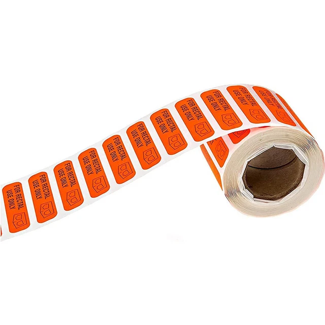 500PCSFOR RECTAL USE Only Sticker Permanent Adhesive Paper Label With ...