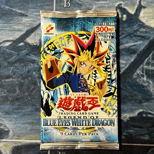 YUGIOH LEGEND OF blue eyes White Dragon booster pack 1st LOB sealed AE ...