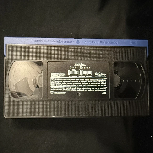 THE HAUNTED MANSION - (VHS, 2004) Eddie Murphy, Clamshell, Walt Disney ...