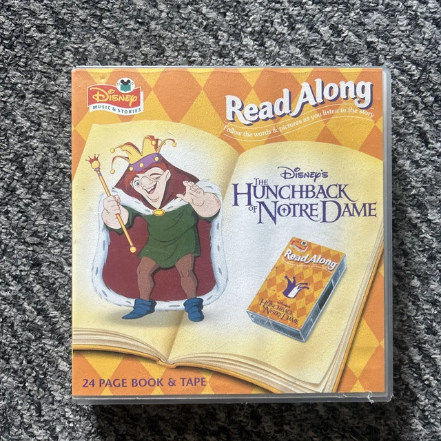 DISNEY READ ALONG - The Hunchback Of Notre Dame - Book & Cassette Tape ...