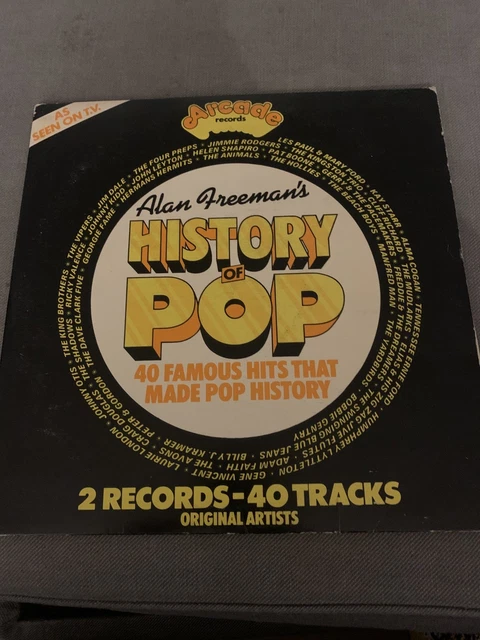 ALAN FREEMAN'S HISTORY Of Pop - Various Artists - 2x 12" Vinyl LP Album ...