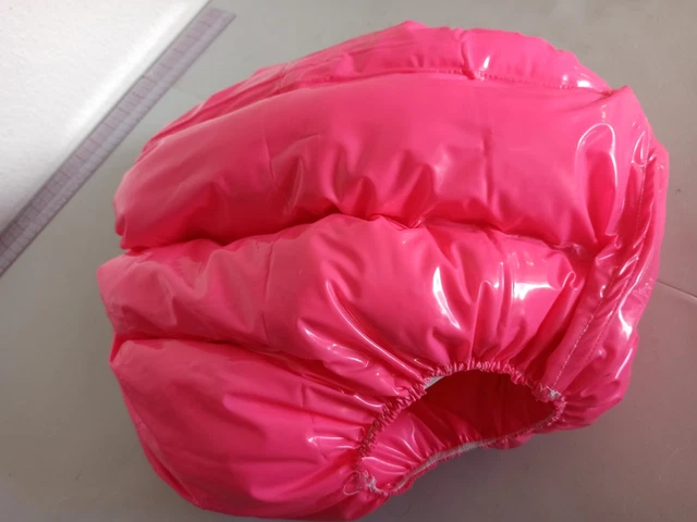 ADULT BABY SISSY Padded Thick Diaper Pants Rubber Pants Paint Pvc ...