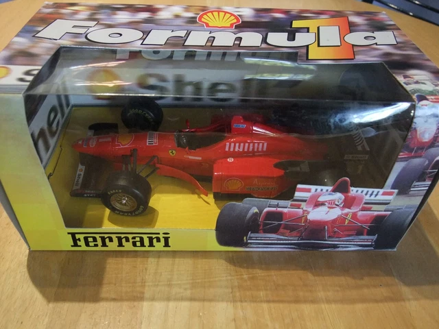SHELL FERRARI F310 1996 F1 Car - Maisto 1/24 Scale Red BOXED £29.95 ...