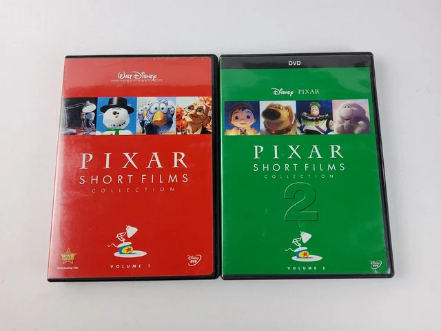 DISNEY PIXAR SHORT Films Collection Volume 1 & 2 DVD Lot Disney Set £6. ...