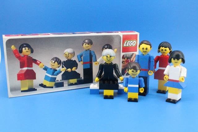 LEGO FAMILIE FIGUREN Spielzeug Set Nr.200 Vollständig 1975 mit OVP ...