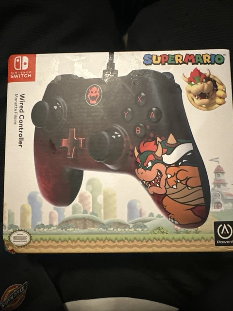 NINTENDO SWITCH SUPER Mario - Bowser Edition Power A Wired Controller ...