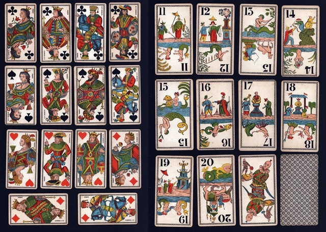 TAROT CHINOIS TAROCK Jeu de Cartes Playing Cards Card Game Paris ...