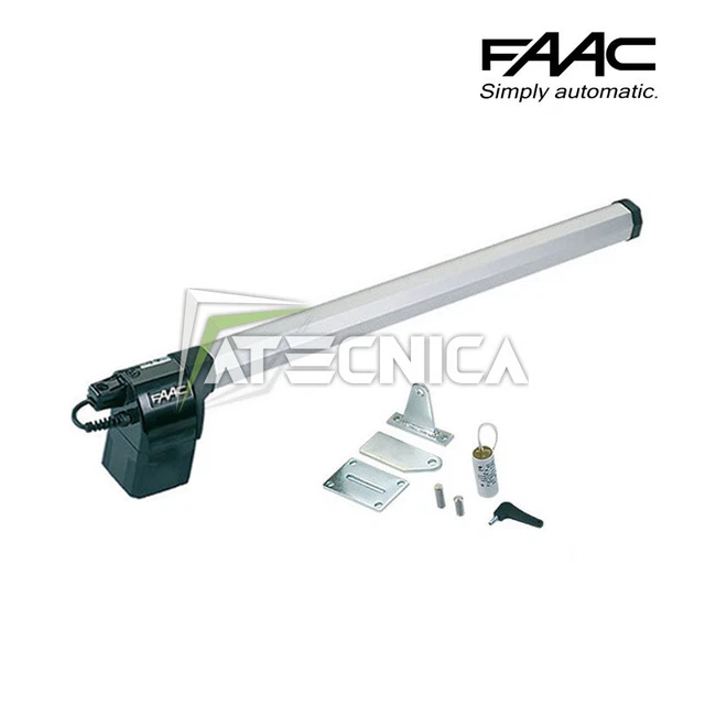 MOTORE ATTUATORE SINISTRO 230V FAAC 412 SX 104471 ante battenti 1,8 m ...