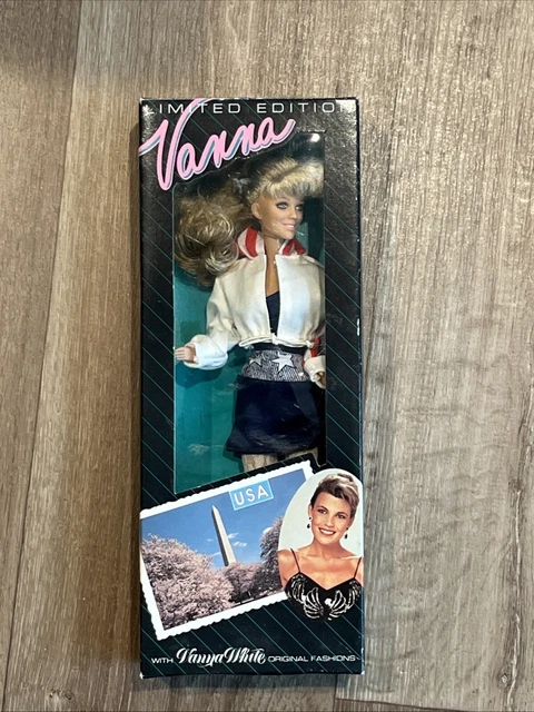 VTG.VANNA WHITE WHEEL of Fortune Limited Edition Doll 1992 NEW! $11.99 ...