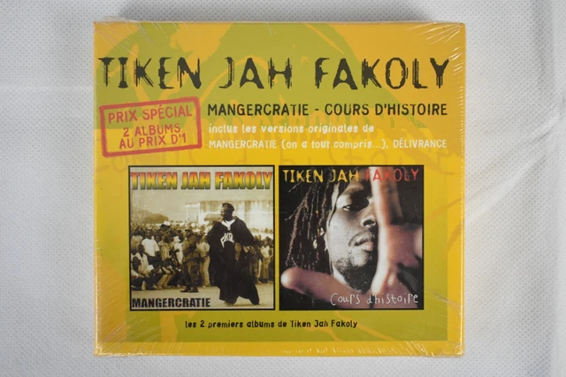 RARE COFFRET 2 Cd Tiken Jah Fakoly Mangercratie & Cours D'histoire Neuf ...