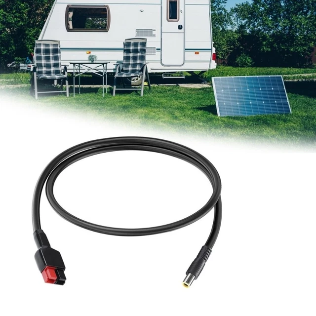 FLEXIBLE SOLAR PANEL Charging Cable 7909 Male to Solar Panel Extension ...