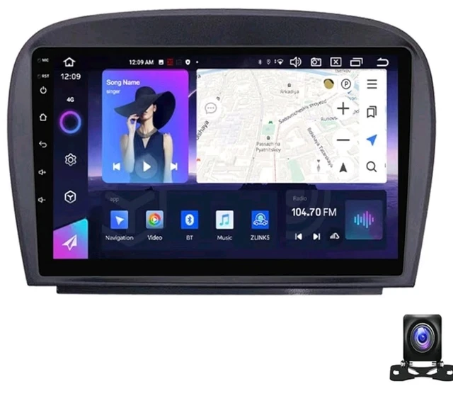 MERCEDES BENZ SL R230 SL350 SL500 SL55 SL600 SL65 2001-2007 Android8 ...