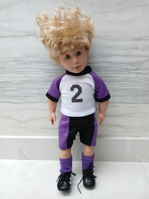 OUR GENERATION DOLL Boy Gabe In Football Kit £9.99 - PicClick UK