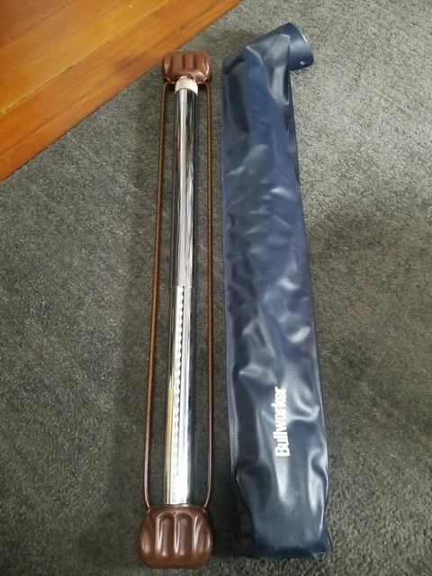 VINTAGE BULLWORKER POWER Gym Exercise Bar Powermeter Isometric Handle ...