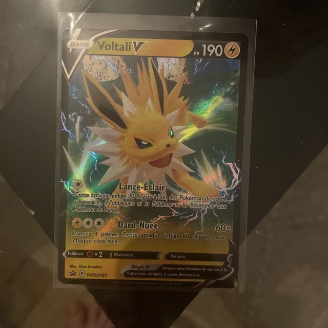 CARTE POKÉMON : Pokemon Voltali V - Ultra Rare SWSH151 NEUF EUR 1,00 ...