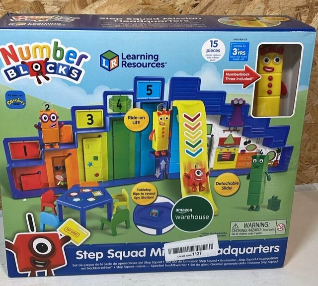 LEARNING RESOURCES NUMBERBLOCKS Step Squad Mission Headquarters Deluxe ...