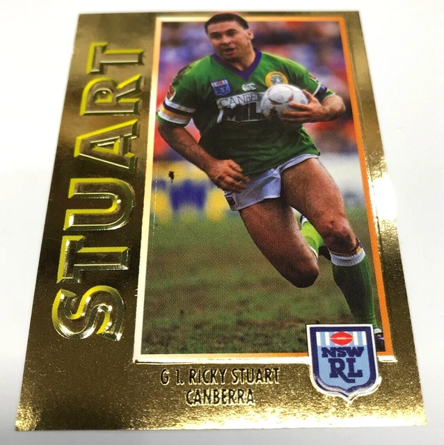 1994 DYNAMIC RUGBY League Series 1 Card Embossed Gold Chase Card G1 ...