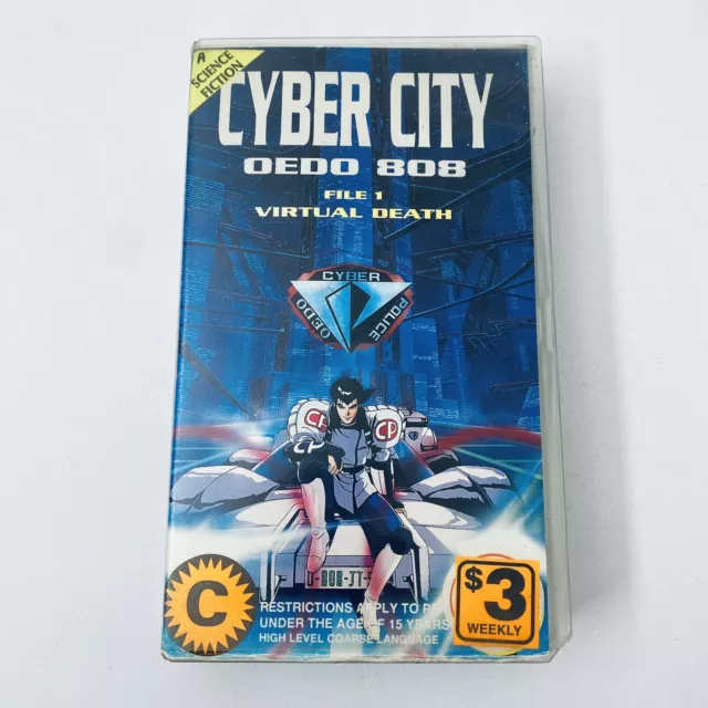 Cyber City Oedo 808 Vhs 1990 Rare Manga Anime Vhs Video Tape File 1 2500 Picclick Au